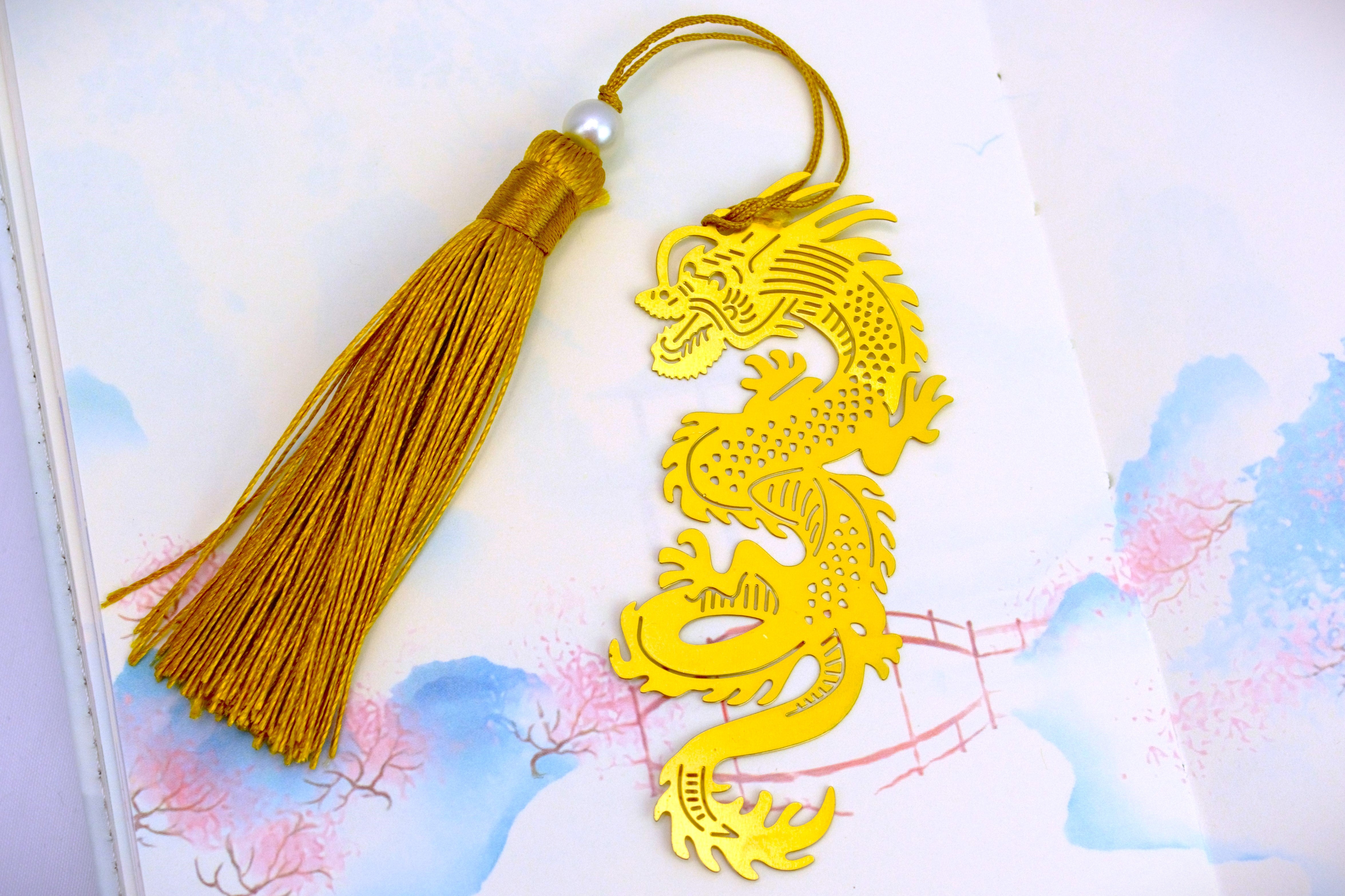 Dragon of Gold | Golden Bookmark